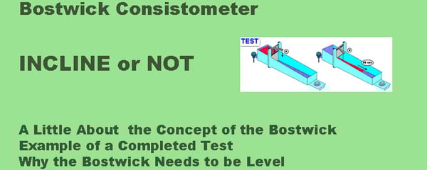 Bostwick Cosistometer Resources