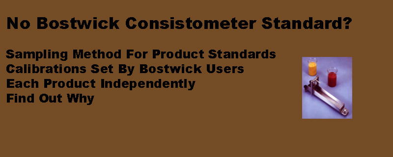 Bostwick Cosistometer Resources